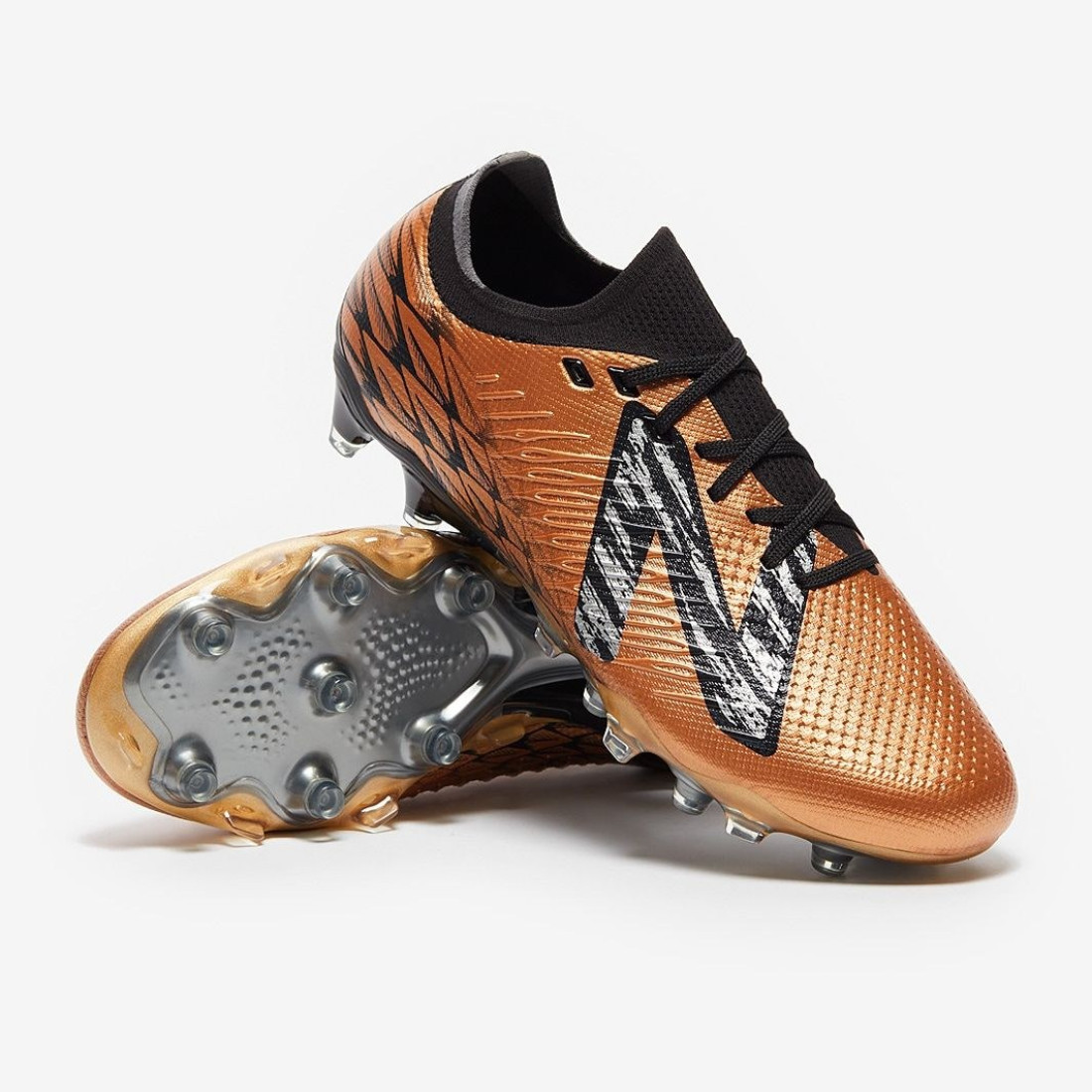 Sepatu Bola New Balance Tekela V4 Low Cut Laced Pro FG Copper Black ...